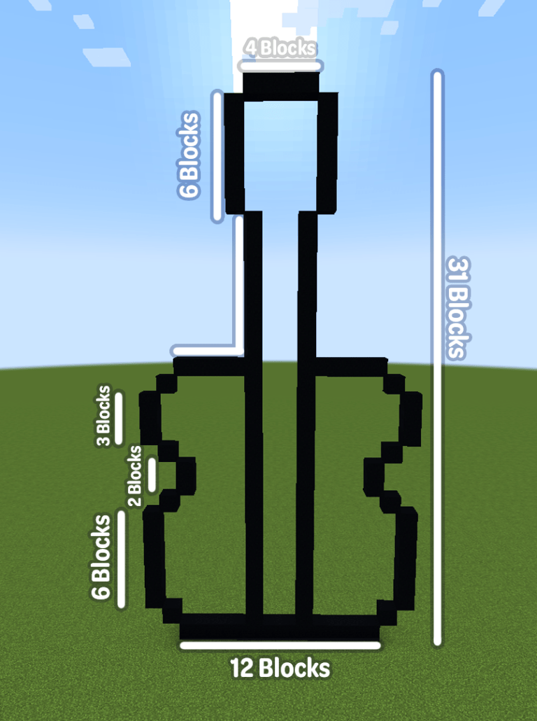 How to Build A Guitar in Minecraft – ChromaGlitch