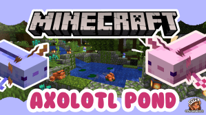 How to Build An Axolotl Pond in Minecraft – ChromaGlitch