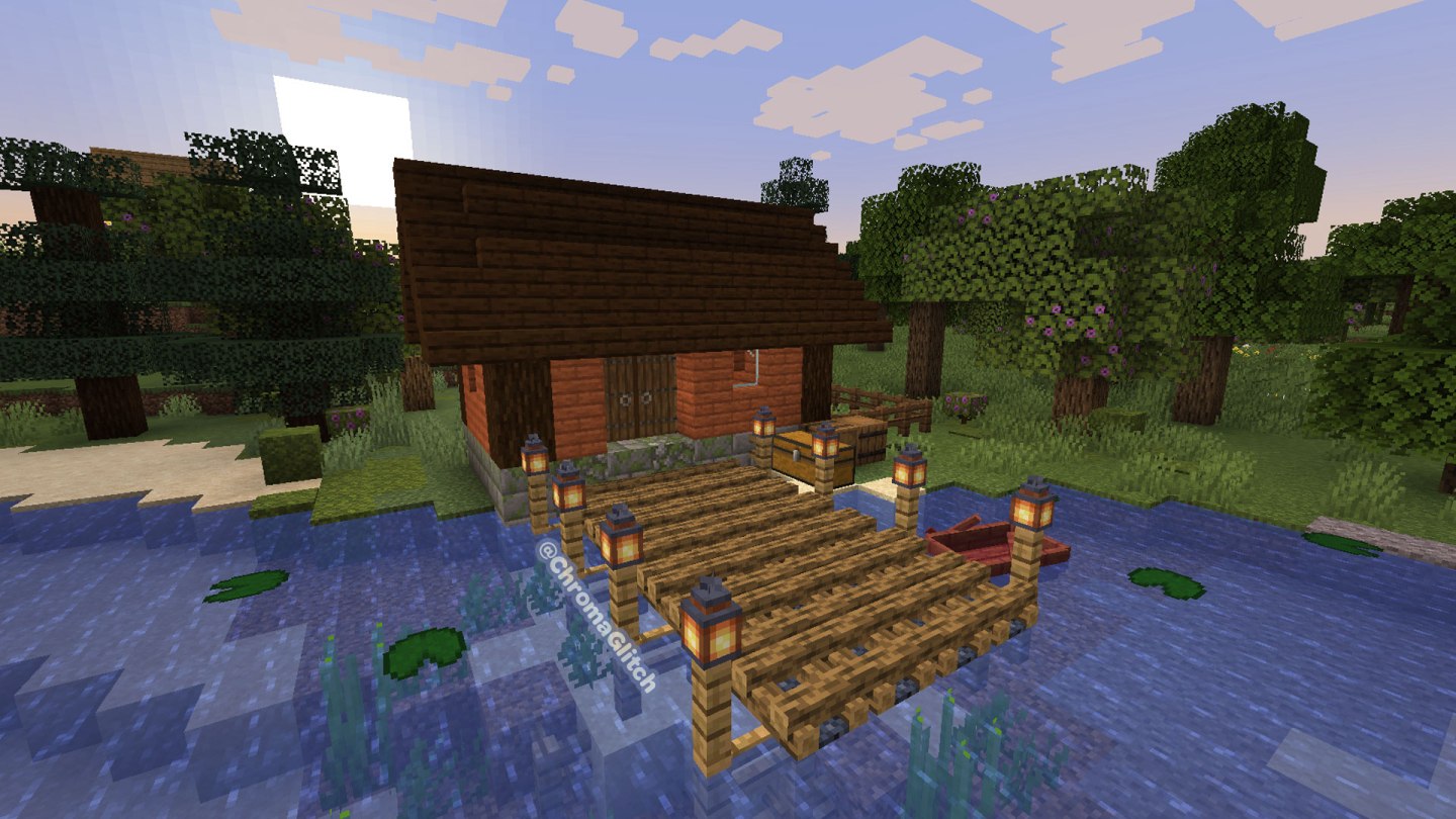 Build A Fisherman’s Starter Home in Minecraft – ChromaGlitch