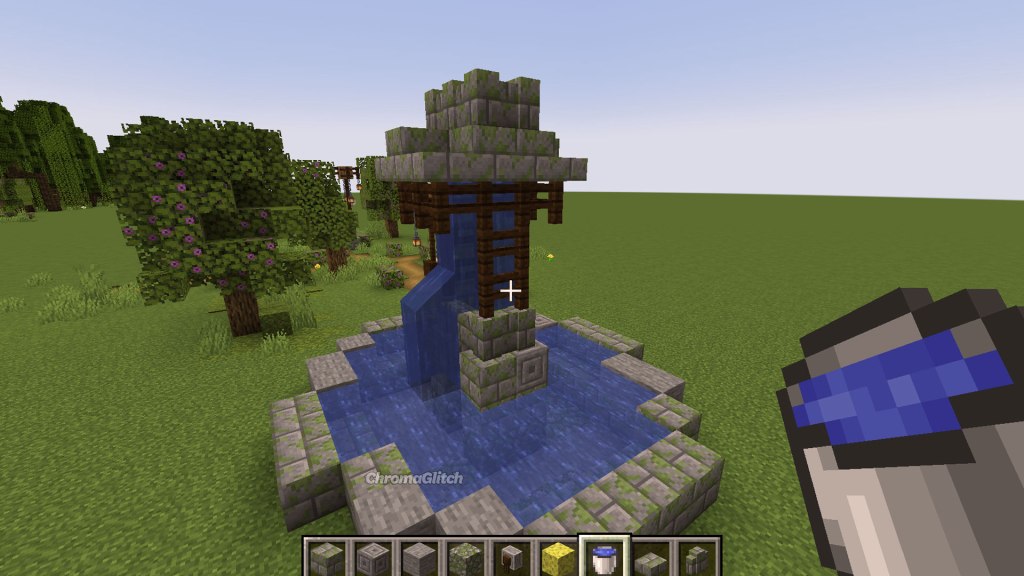Build A Simple Fountain in Minecraft – ChromaGlitch
